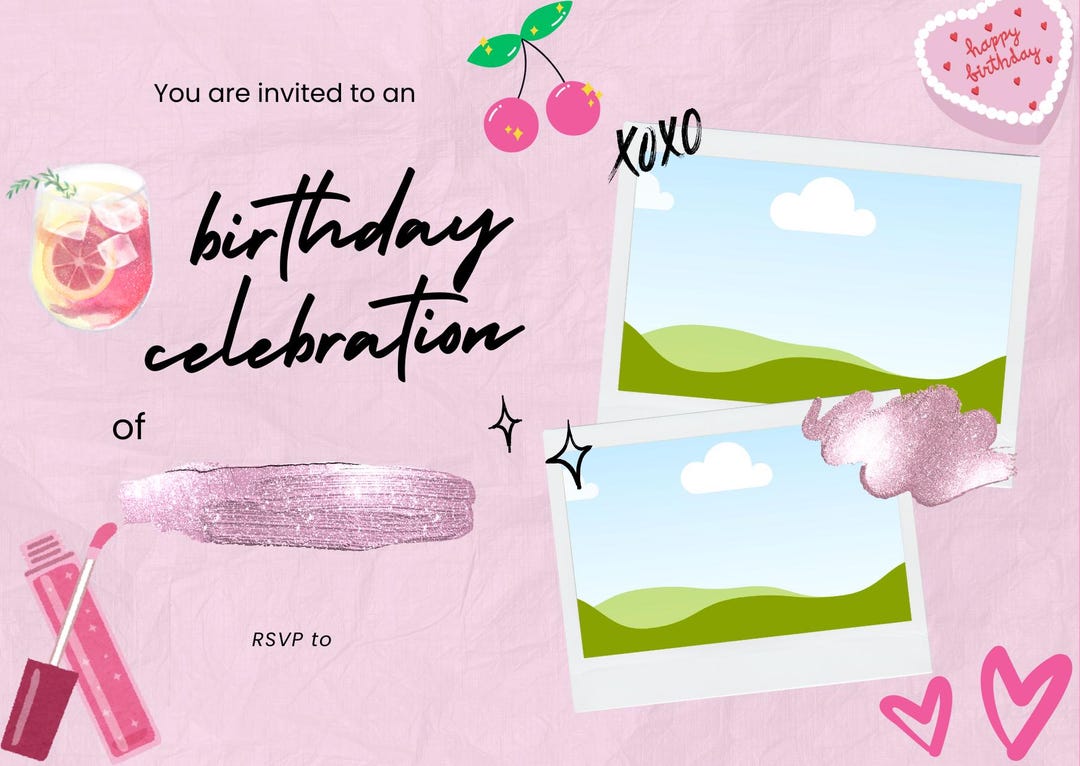 Digital Invitation Templates/cards - Etsy