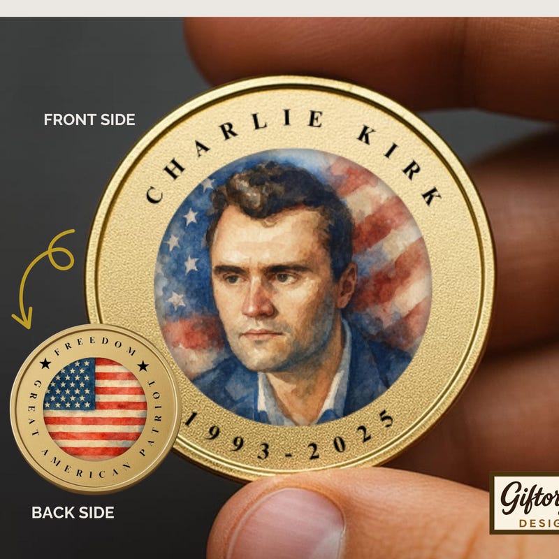 Charlie Kirk Challenge Coin - Etsy