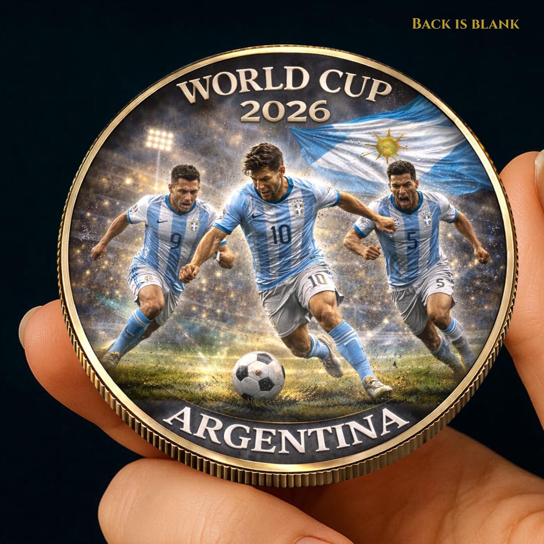 World Cup 2026 Coin Set: Challenge Coin Soccer Collectible USA Mexico ...