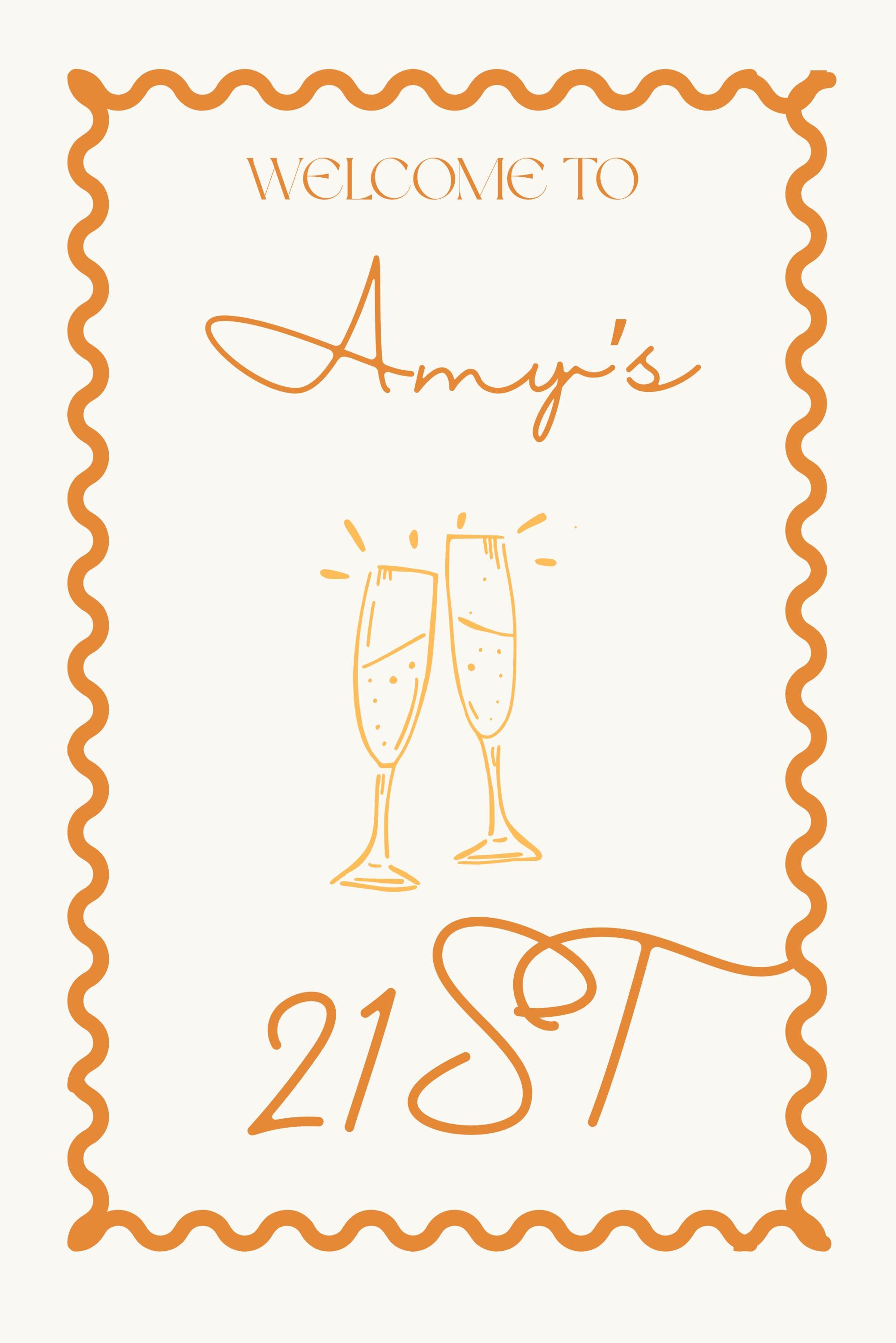 Editable Welcome Sign Template | Printable Event Sign | Custom Sign for ...