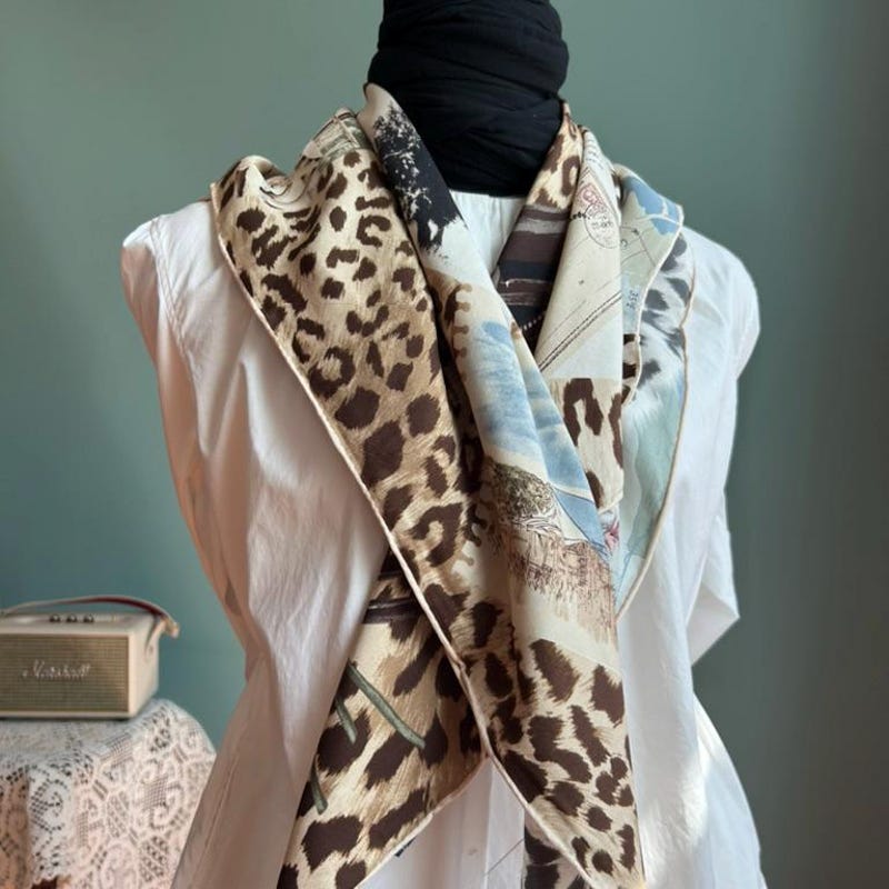 Map Scarf - Etsy