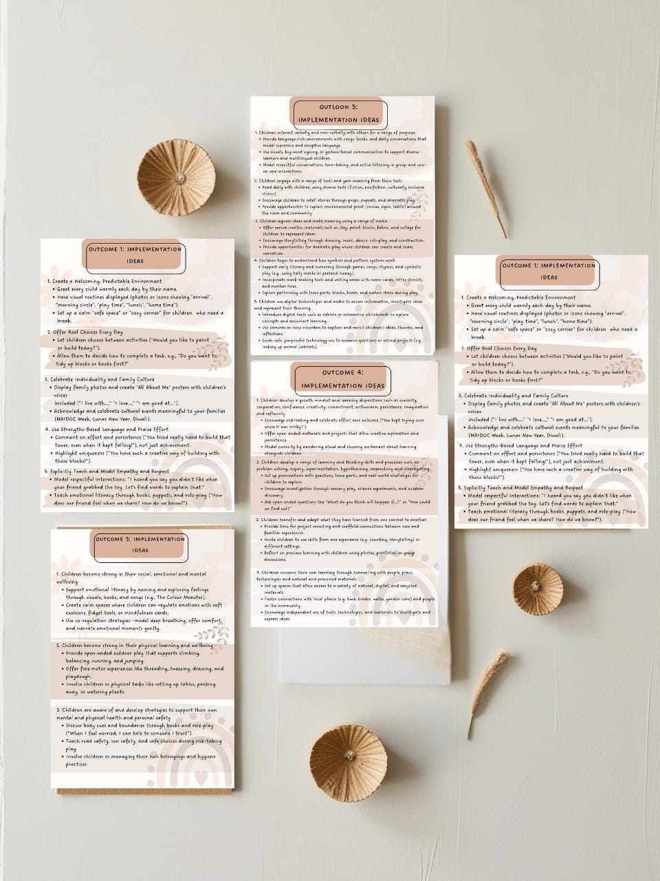 Boho EYLF Planning & Assessment Bundle | Early Childhood Educator Pack ...