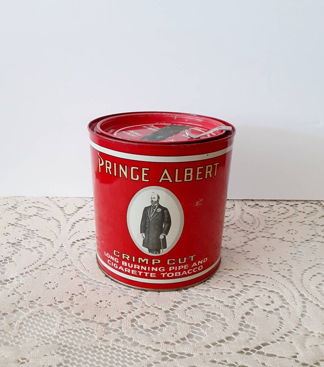 Prince Albert Tin, Vintage Pipe Tobacco Can, Tobaccianna Decor ...