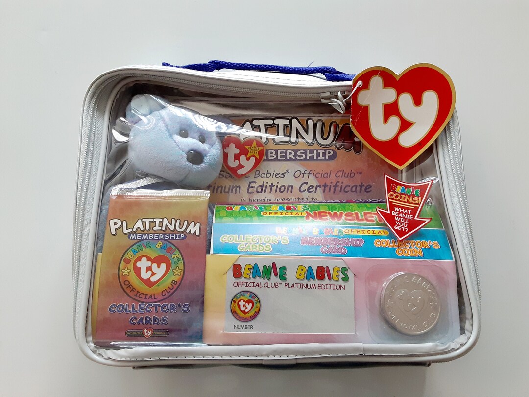 TY Beanie Babies Platinum Edition II Vintage 1999, Sealed Complete ...