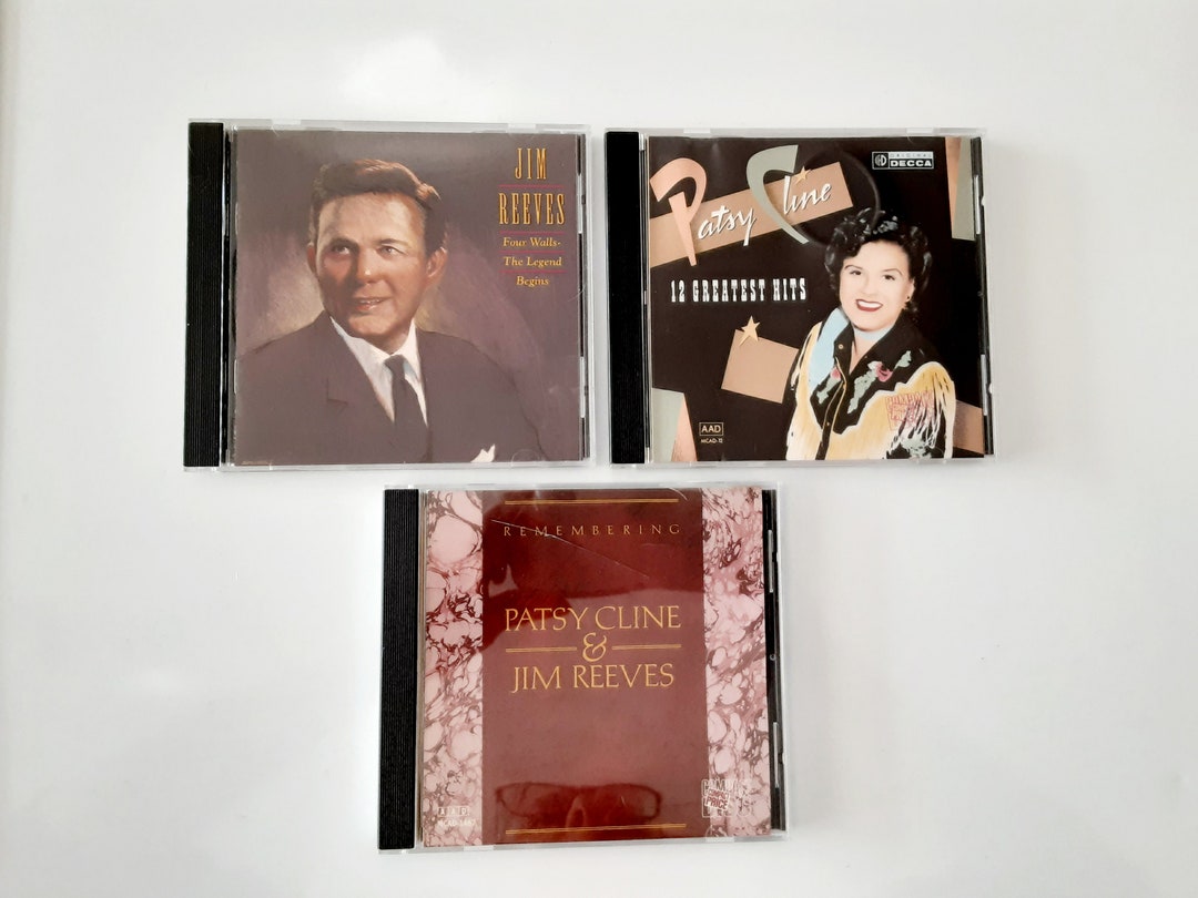 3 Patsy Cline and Jim Reeves Cds, Vintage Compact Discs, Famous ...