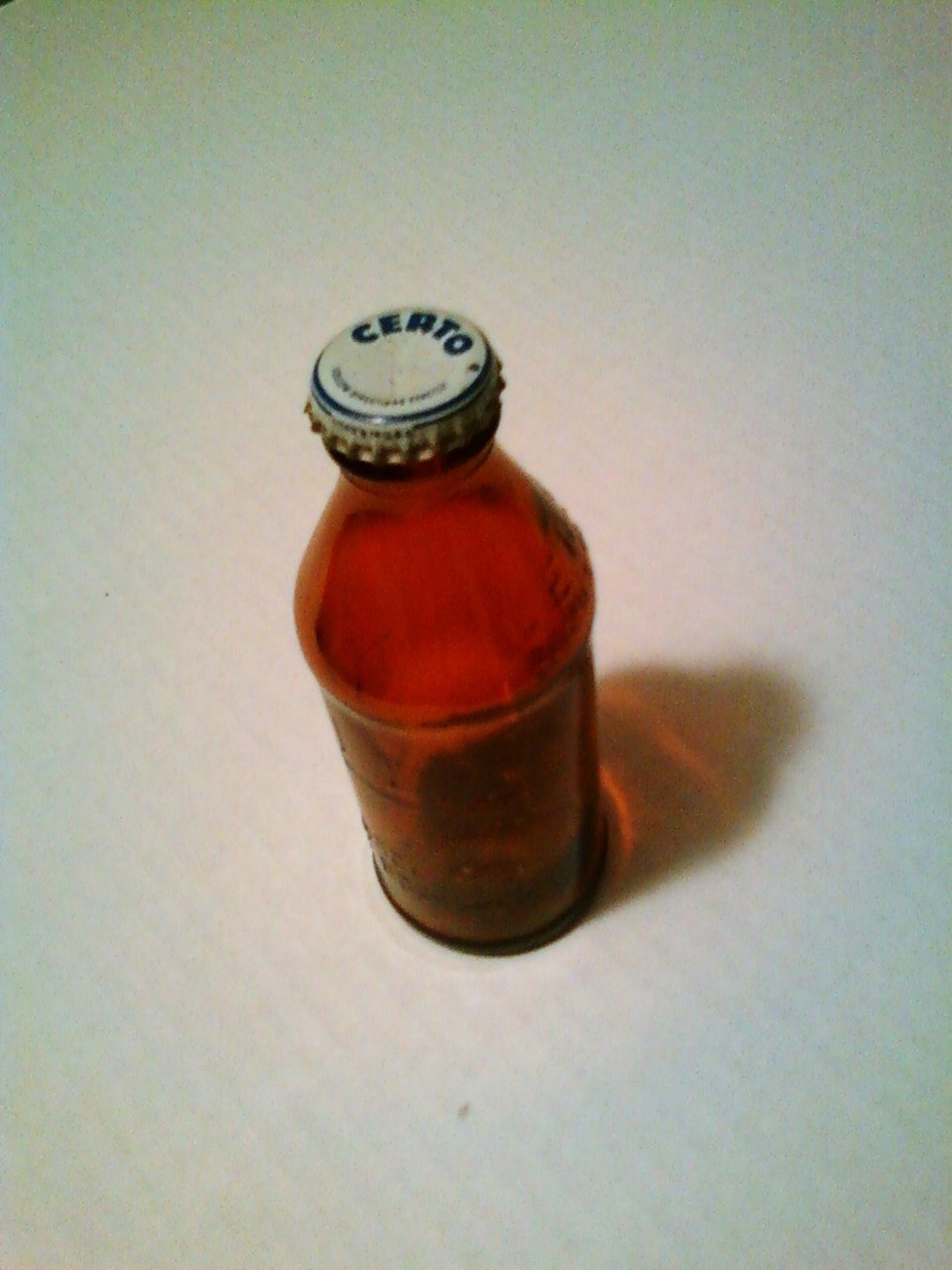 Certo Brown Bottle With Cap, Vintage Retro Kitchen, Rustic Home Decor ...