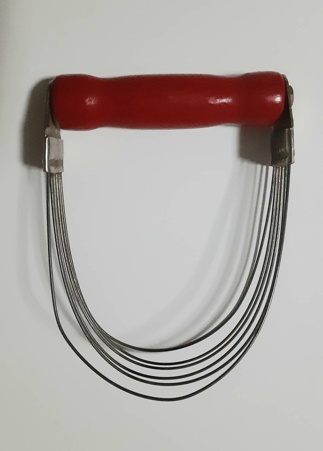 Vintage Androck Pastry Dough Blender, Red Wooden Handle, Retro Kitchen ...