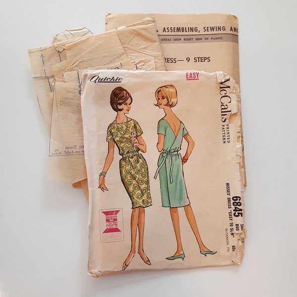 1965 Dress Pattern - Etsy