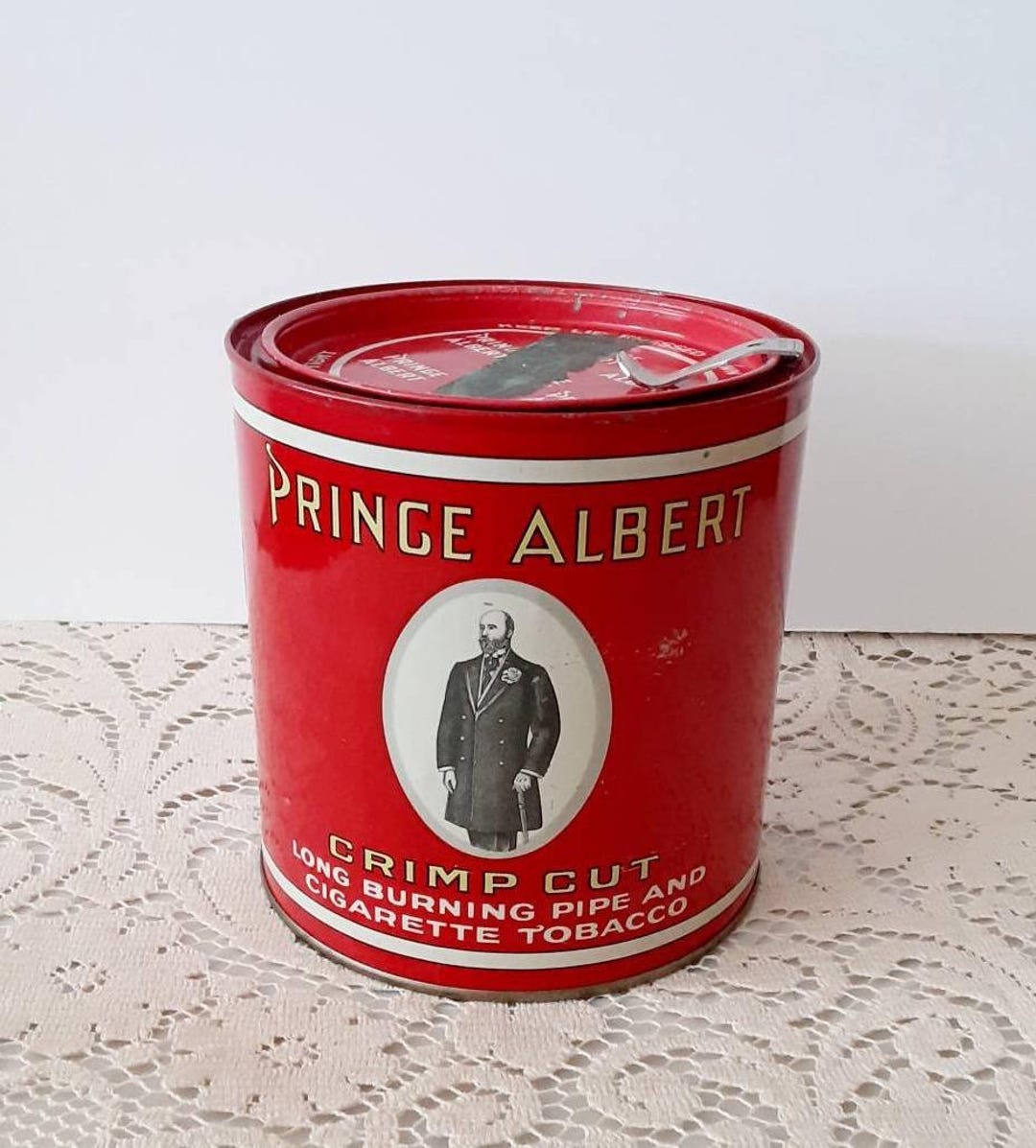 Prince Albert Tin, Vintage Pipe Tobacco Can, Tobaccianna Collectible ...