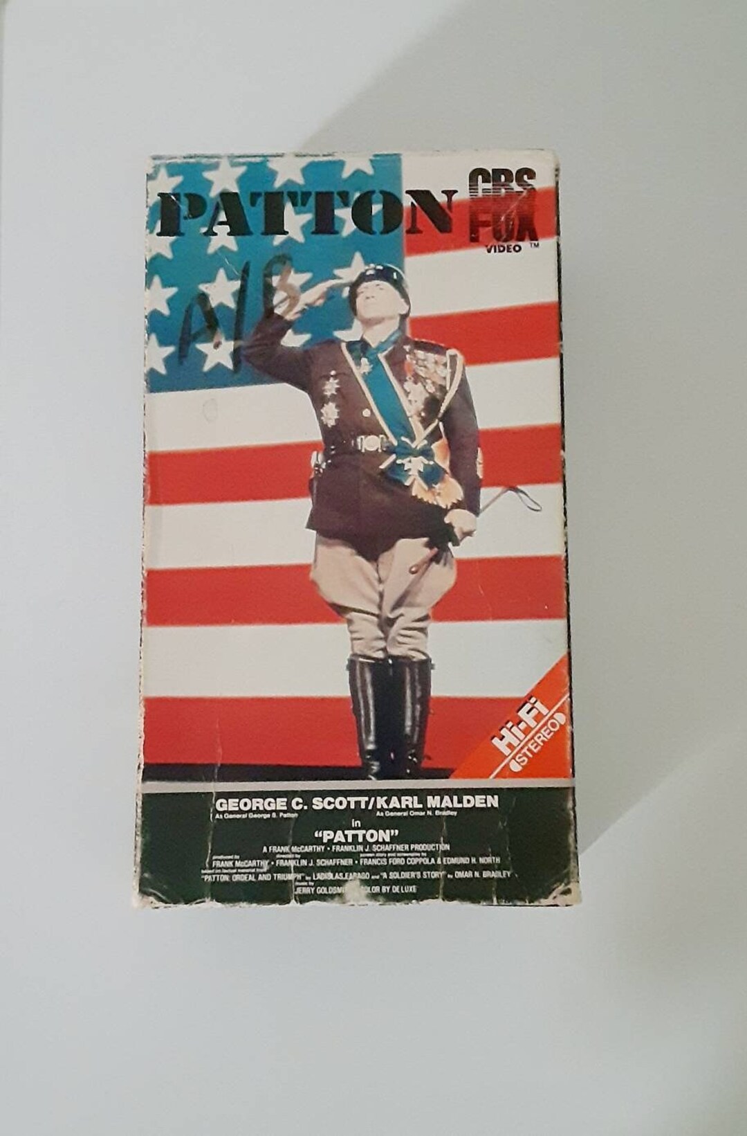 PATTON Vintage Famous WWII War Movie,blockbuster VHS 2 Tape Set, Home ...
