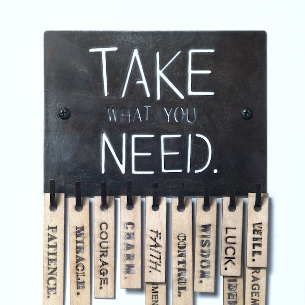 Take What You Need Sign - Etsy