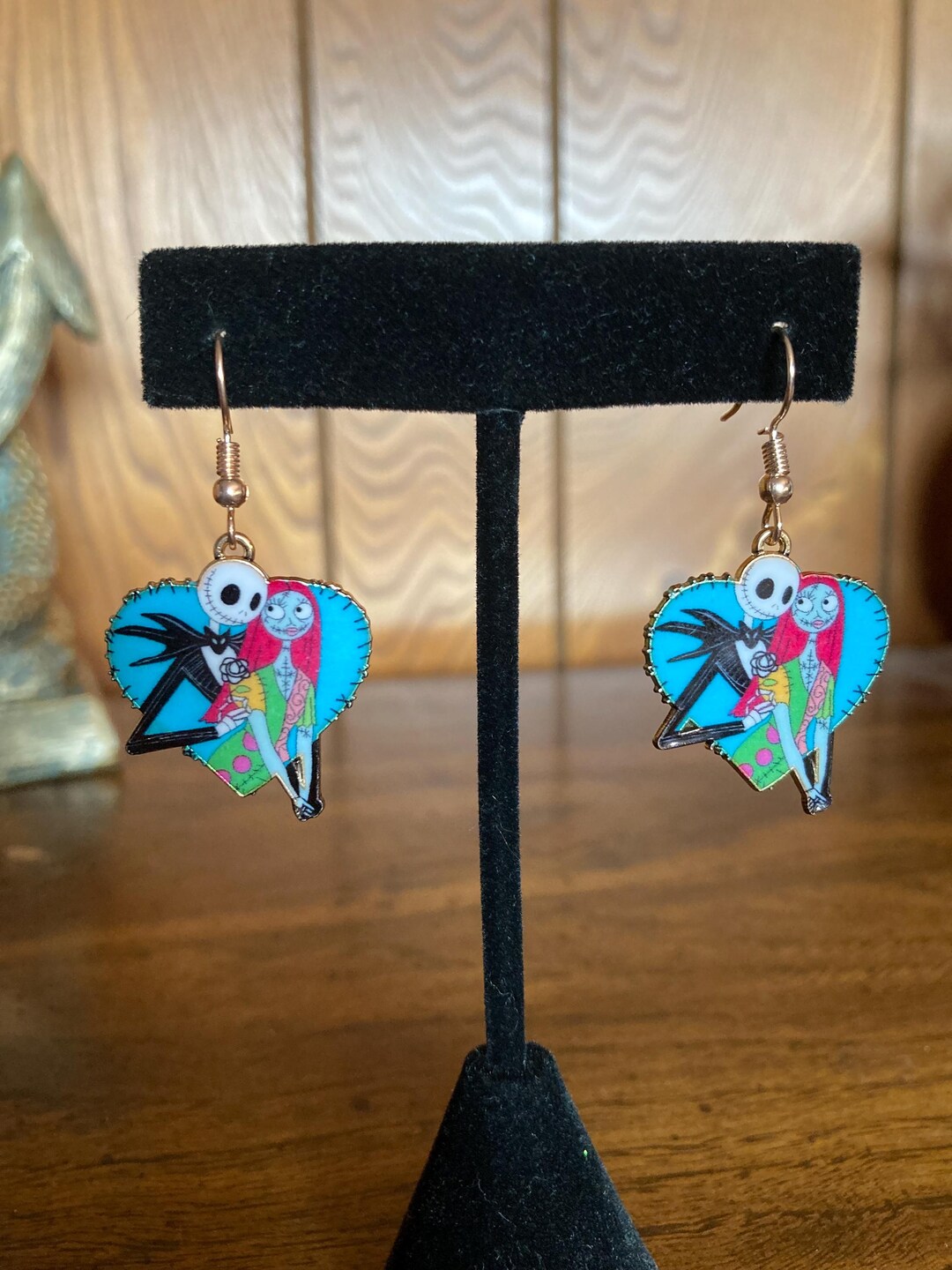 Jack and Sally. Nightmare Before Christmas or Corpse Bride Earrings - Etsy