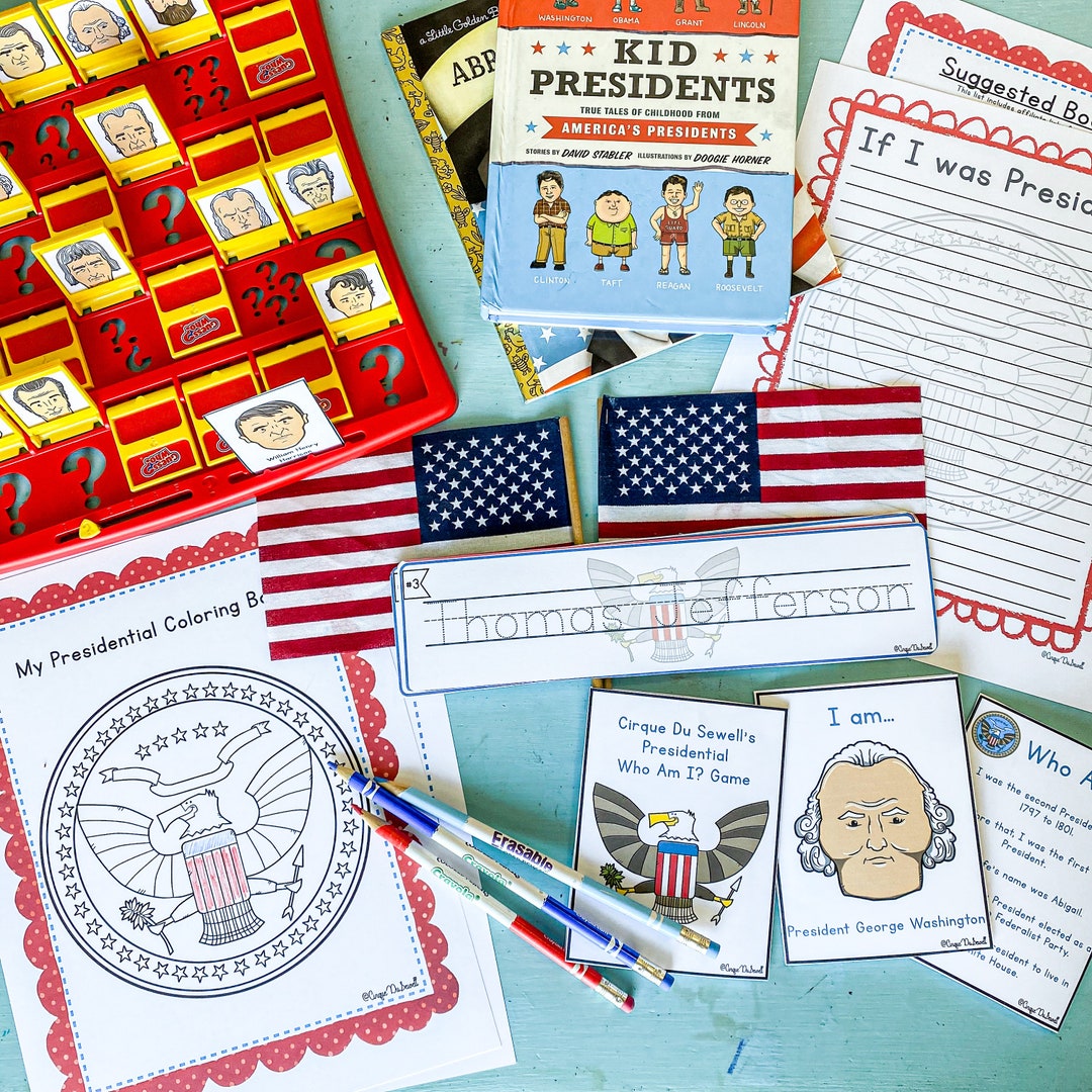 Presidential Fact Pack - Etsy