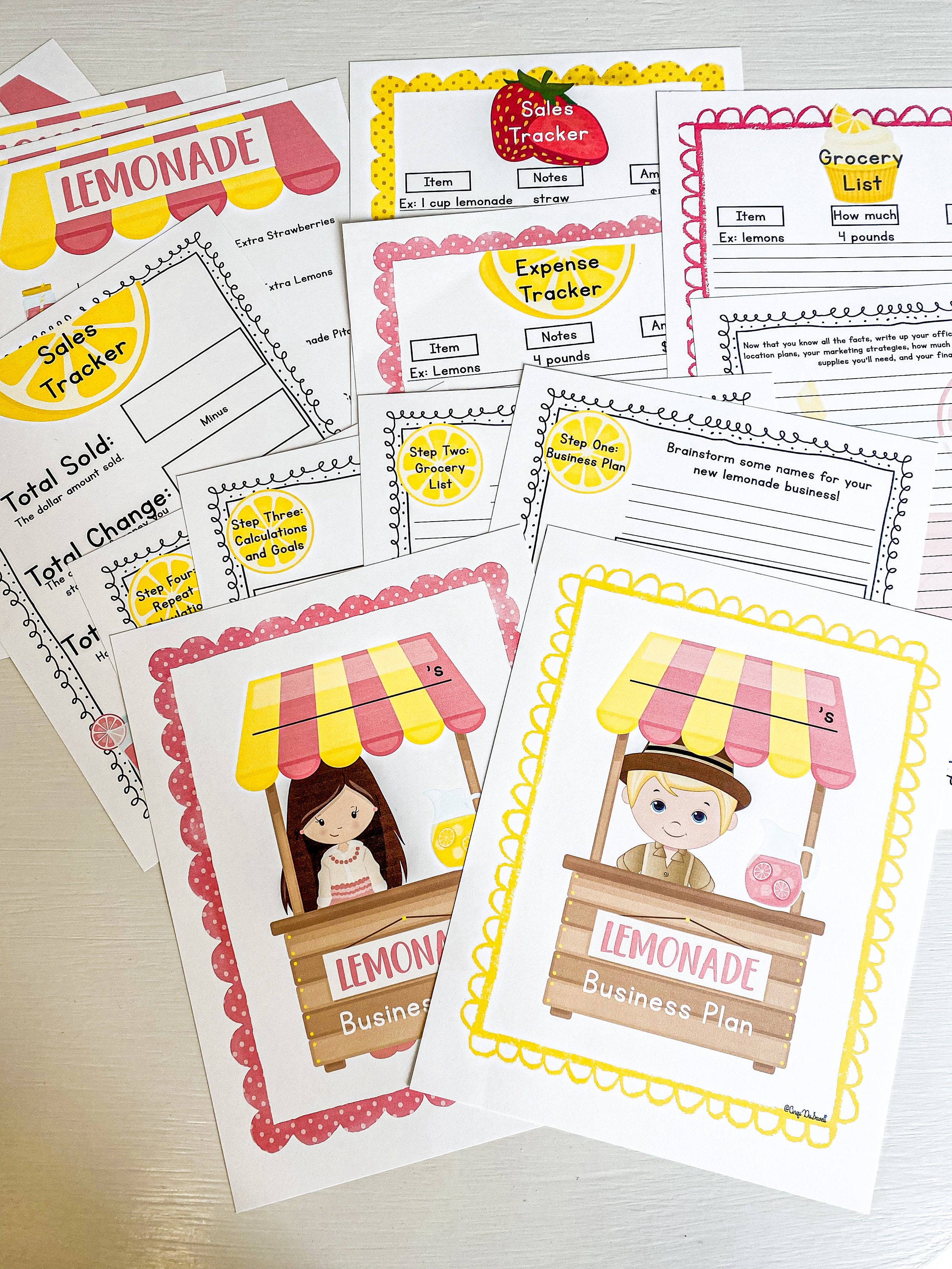 Lemonade Stand Business Plan - Etsy