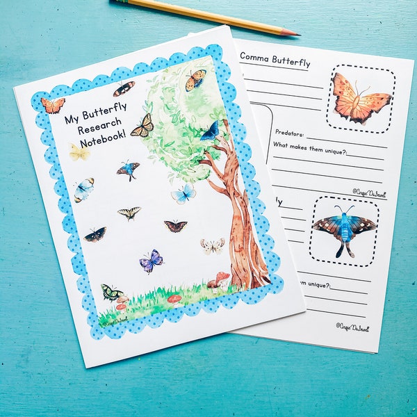 Butterfly Observation Journal - Etsy