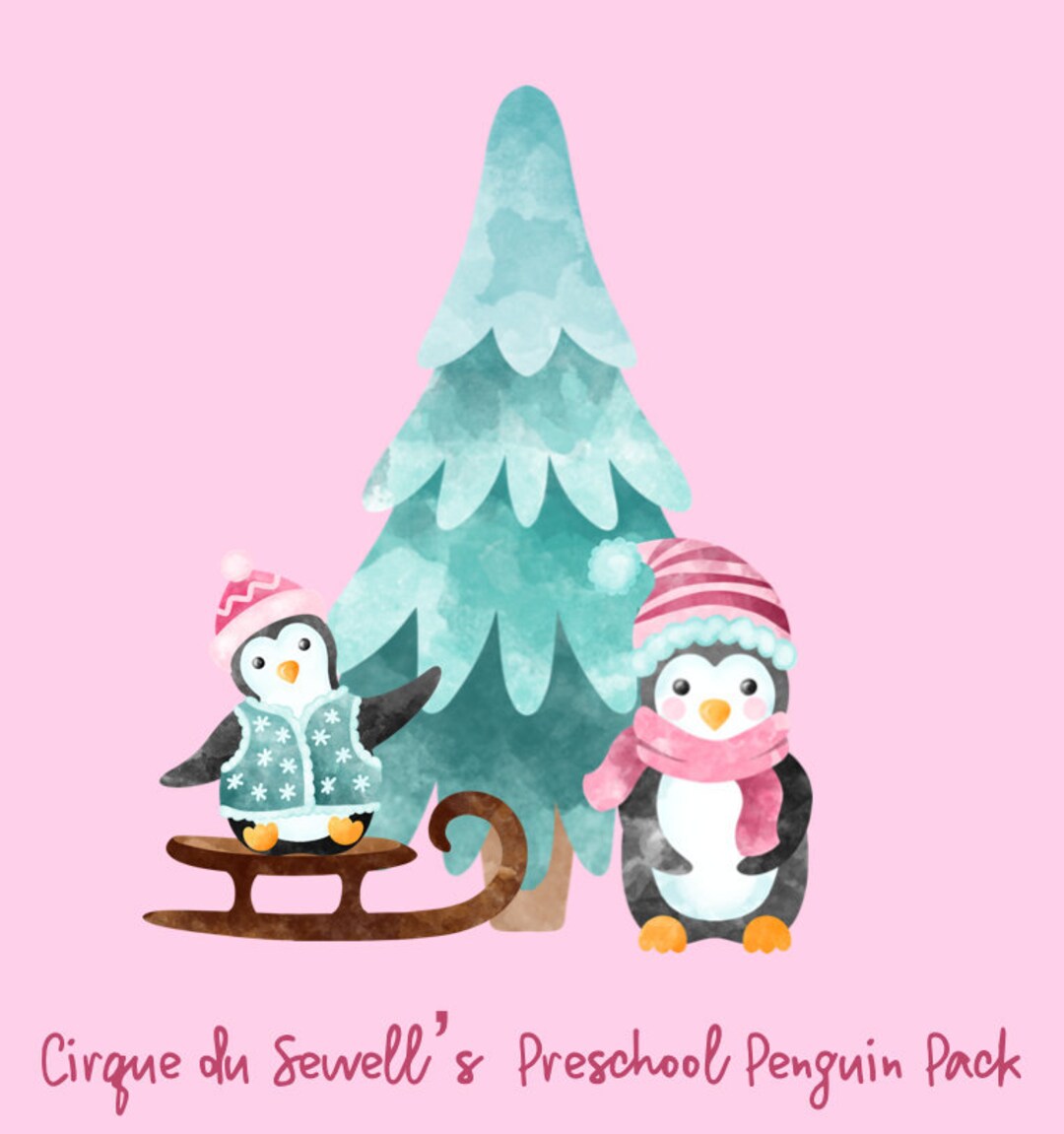 Preschool Penguin Learning Pack - Etsy