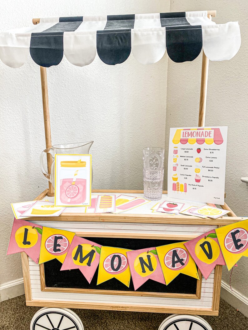 Lemonade Stand Pretend Play and Math Practice (Instant Download) - Etsy