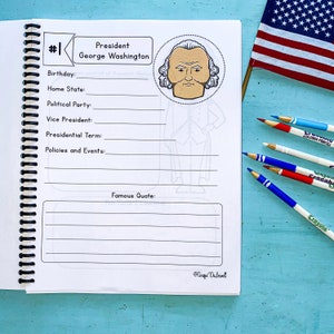 United States Presidents Journal - Etsy