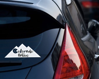 Colorado Native Sticker Decal for Car Window Made in Colorado - Etsy