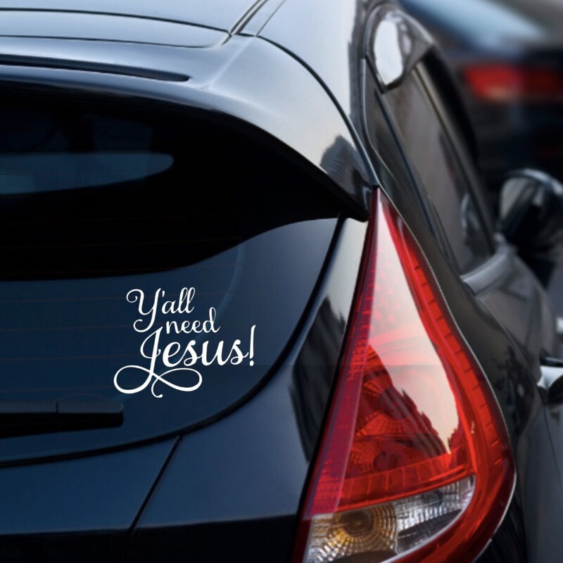 Jesus Decal - Etsy