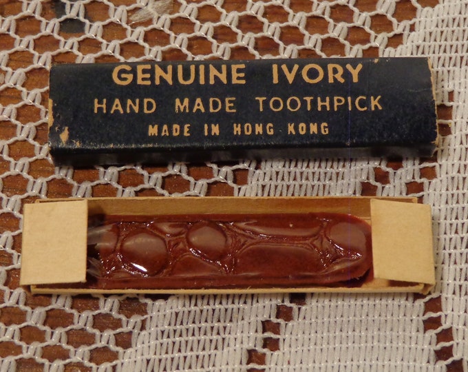 Hand Made Toothpick - Original Box and Case - 22-174 - Etsy
