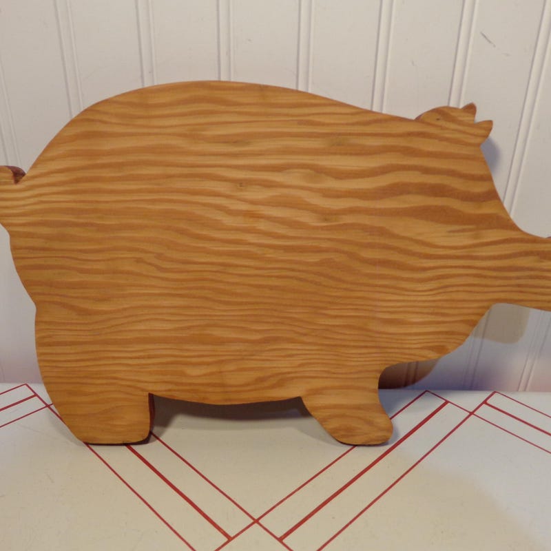 Pig Cutting Board - Etsy
