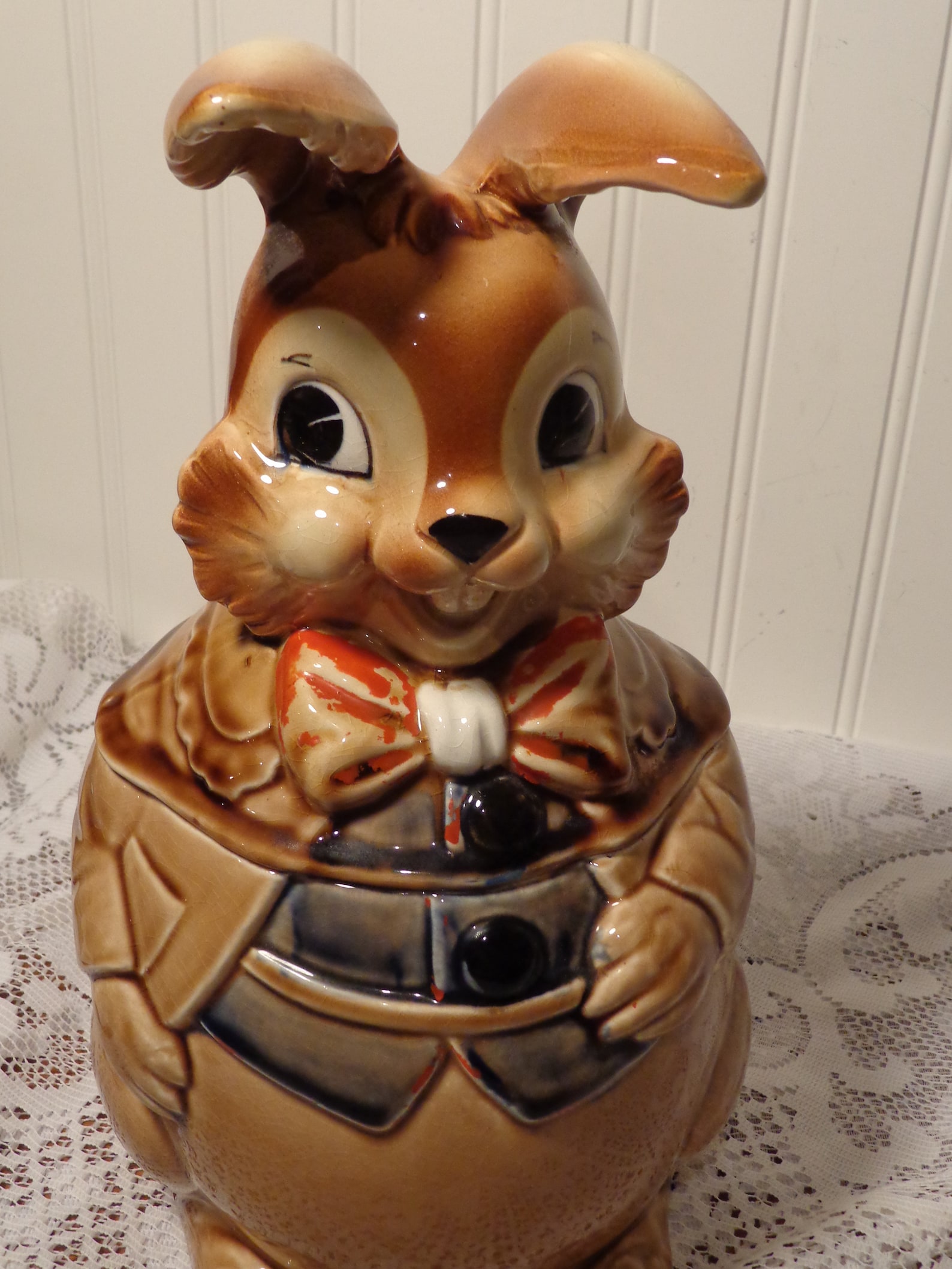 Rabbit Cookie Jar by Royal Sealy Peter Rabbit Cookie Jar | Etsy