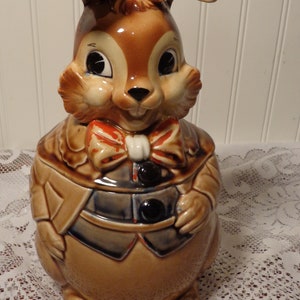 Rabbit Cookie Jar by Royal Sealy - Peter Rabbit Cookie Jar - 21-496 - Etsy