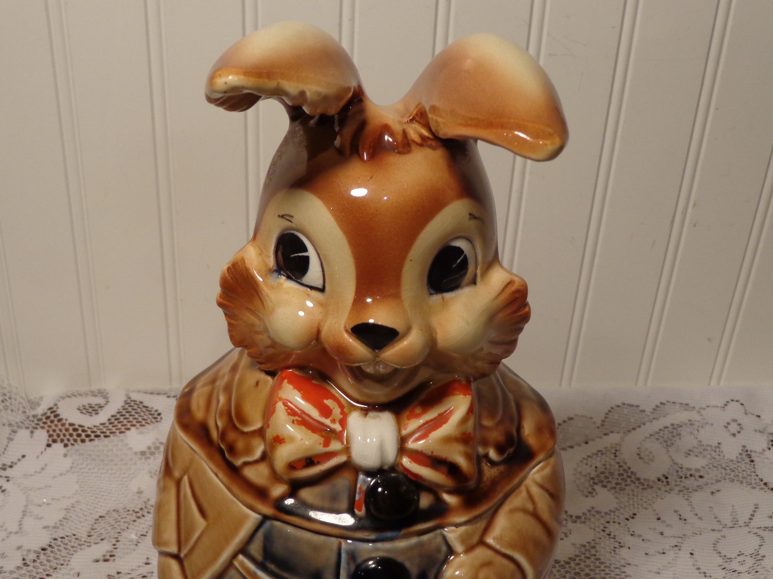 Rabbit Cookie Jar by Royal Sealy Peter Rabbit Cookie Jar | Etsy