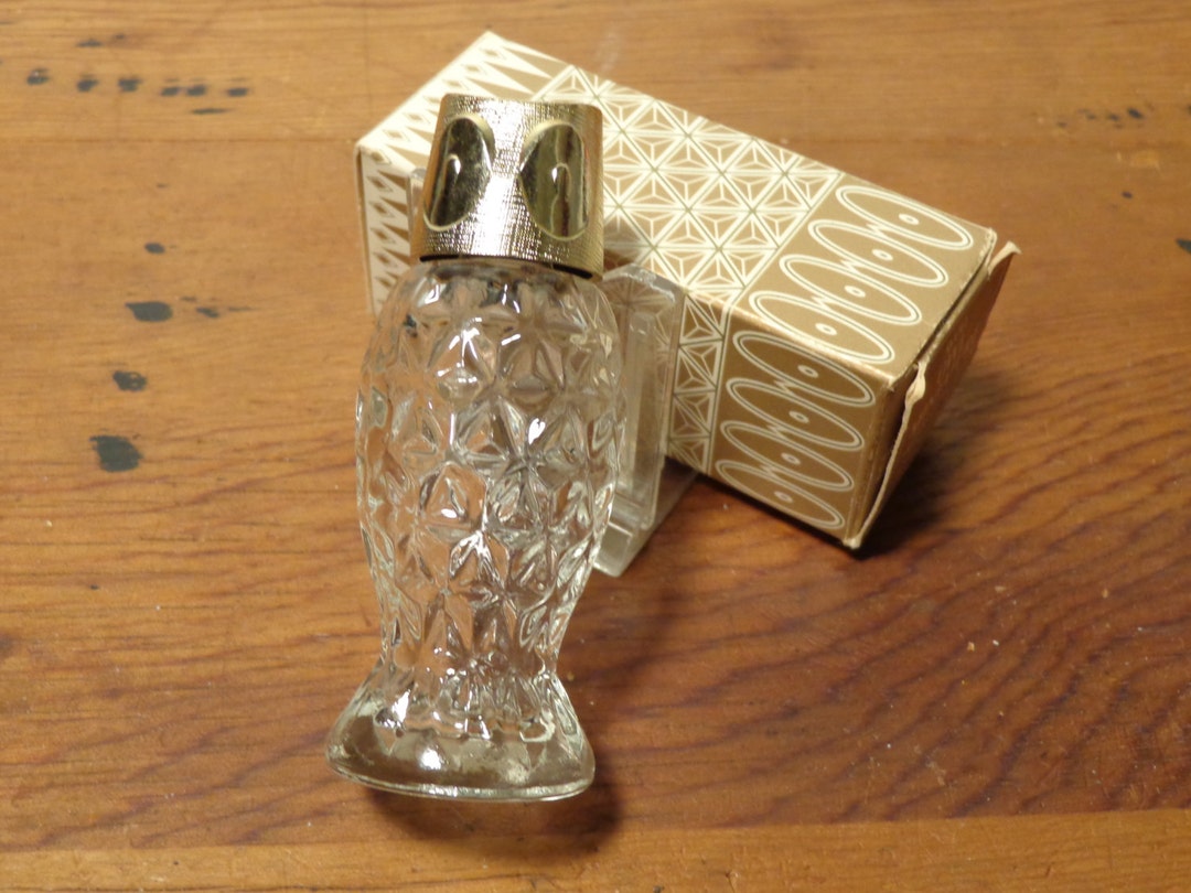 Vintage Avon Owl Perfume Avon Glass Owl Cologne Bottle 14-0882E - Etsy