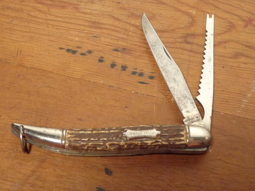 Fishing Pocket Knife - Fish Knife, Made in Germany - 21-861 - Etsy
