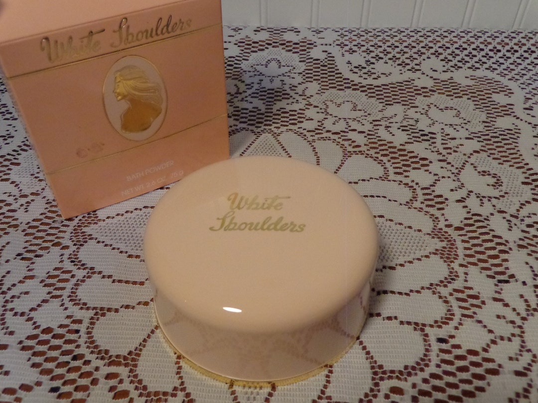 White Shoulders Bath Powder - Original Box - NOS - 23-218 - Etsy