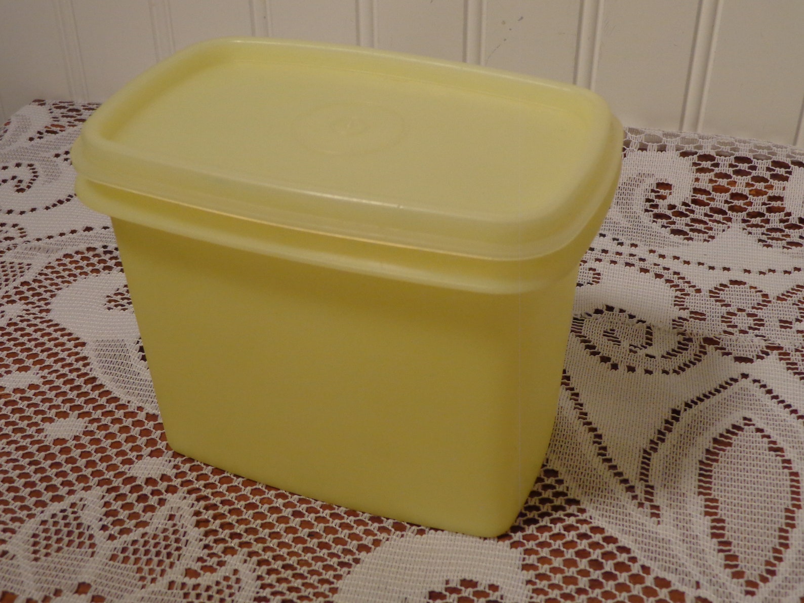 Tupperware Shelf Saver Container in Yellow Tupperware - Etsy