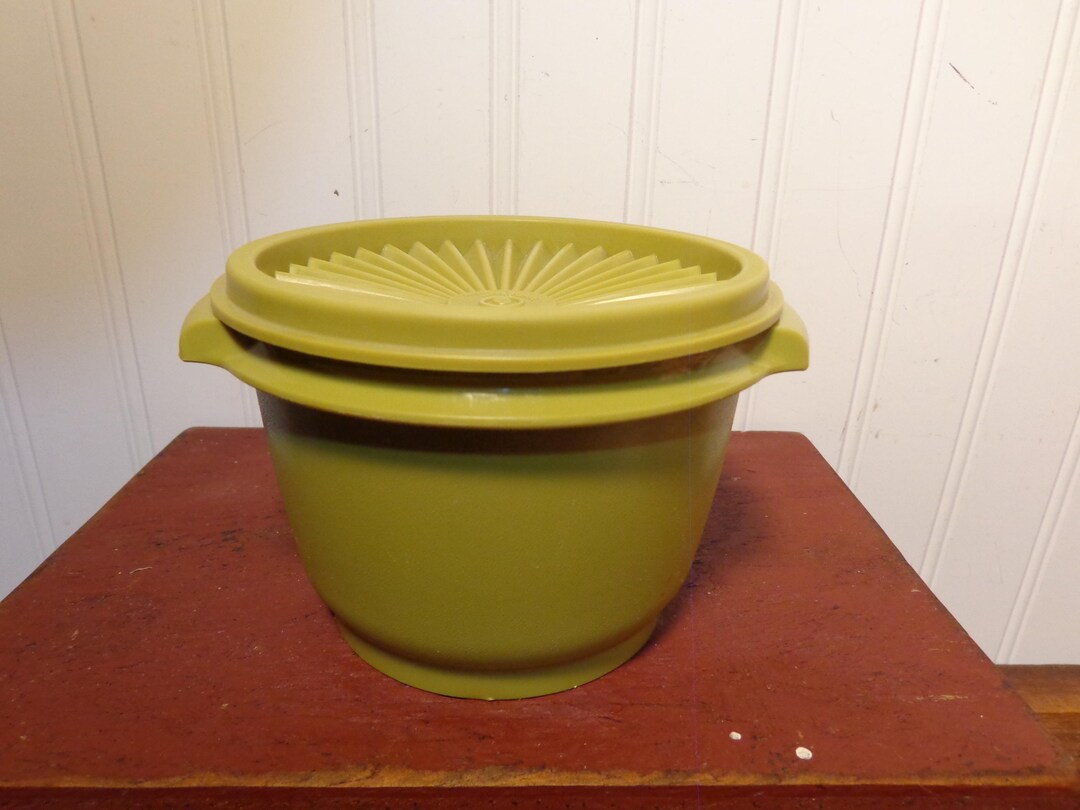 Vintage Green Canisters From Tupperware Tupperware Servalier Container ...