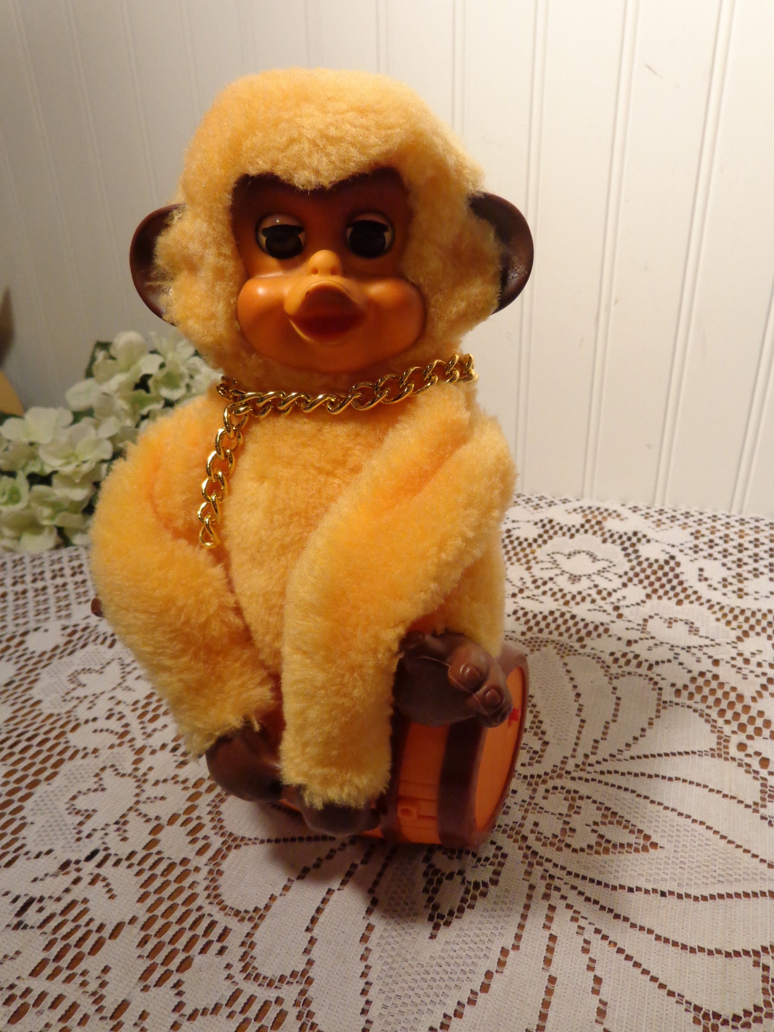 Bongo Benny Barrel Monkey Toy 20-282 | Etsy