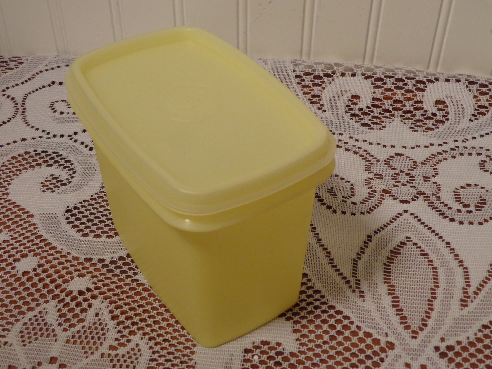 Tupperware Shelf Saver Container in Yellow Tupperware - Etsy
