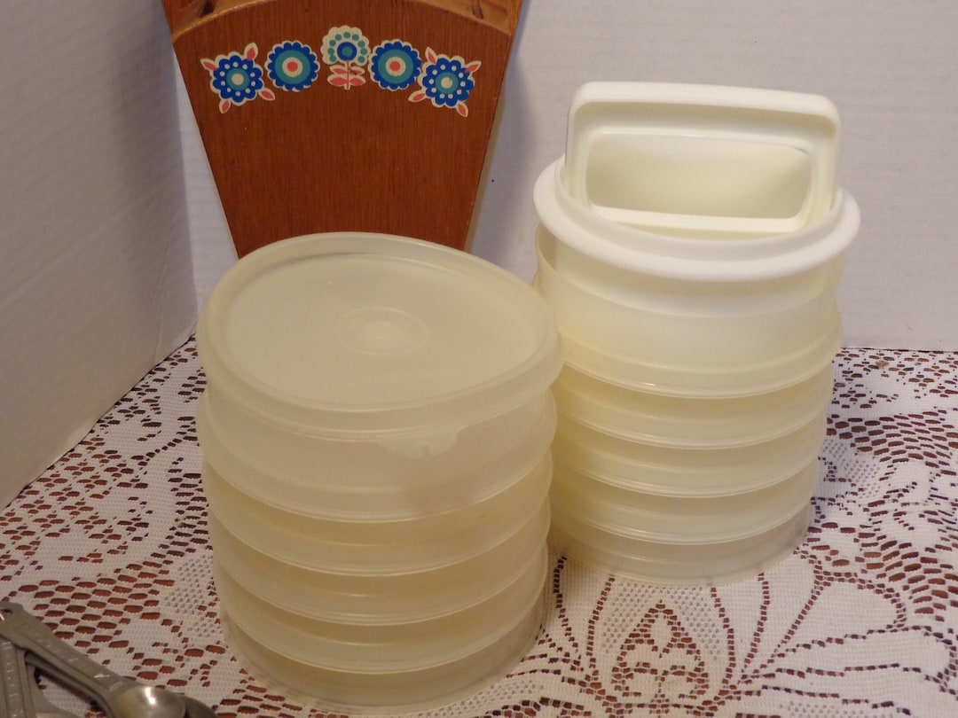 Tupperware Hamburger Keepers Tupperware Containers Set of Ten Keepers ...