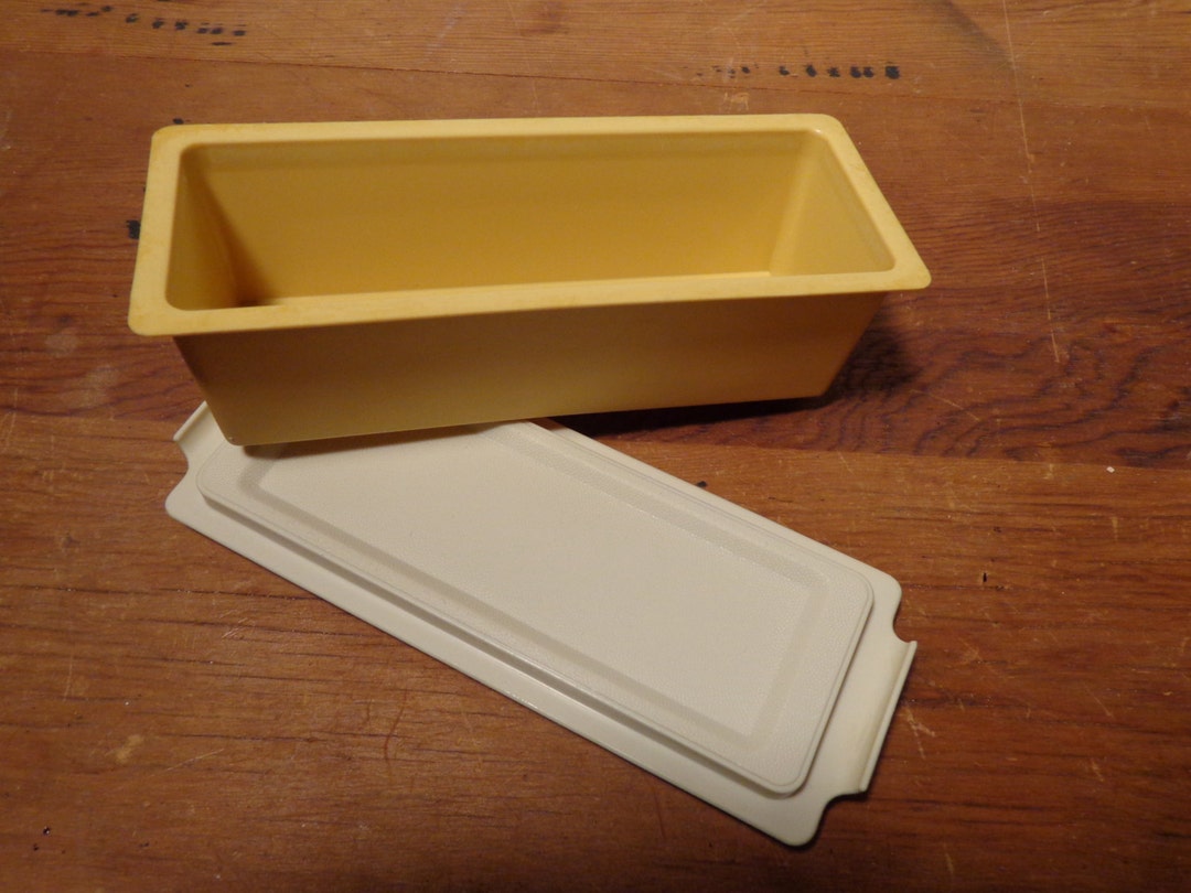 Vintage Tupperware Butter Saver Cover and Tray - Tupperware Butter ...
