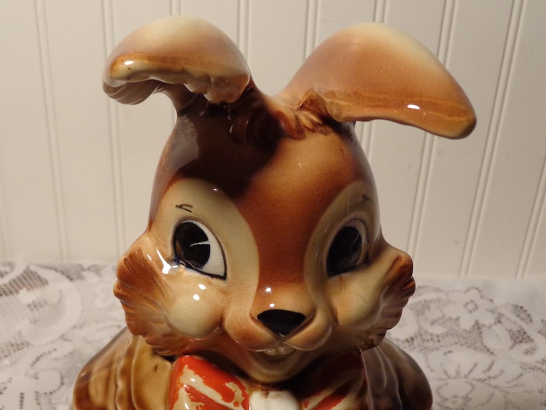 Rabbit Cookie Jar by Royal Sealy Peter Rabbit Cookie Jar | Etsy