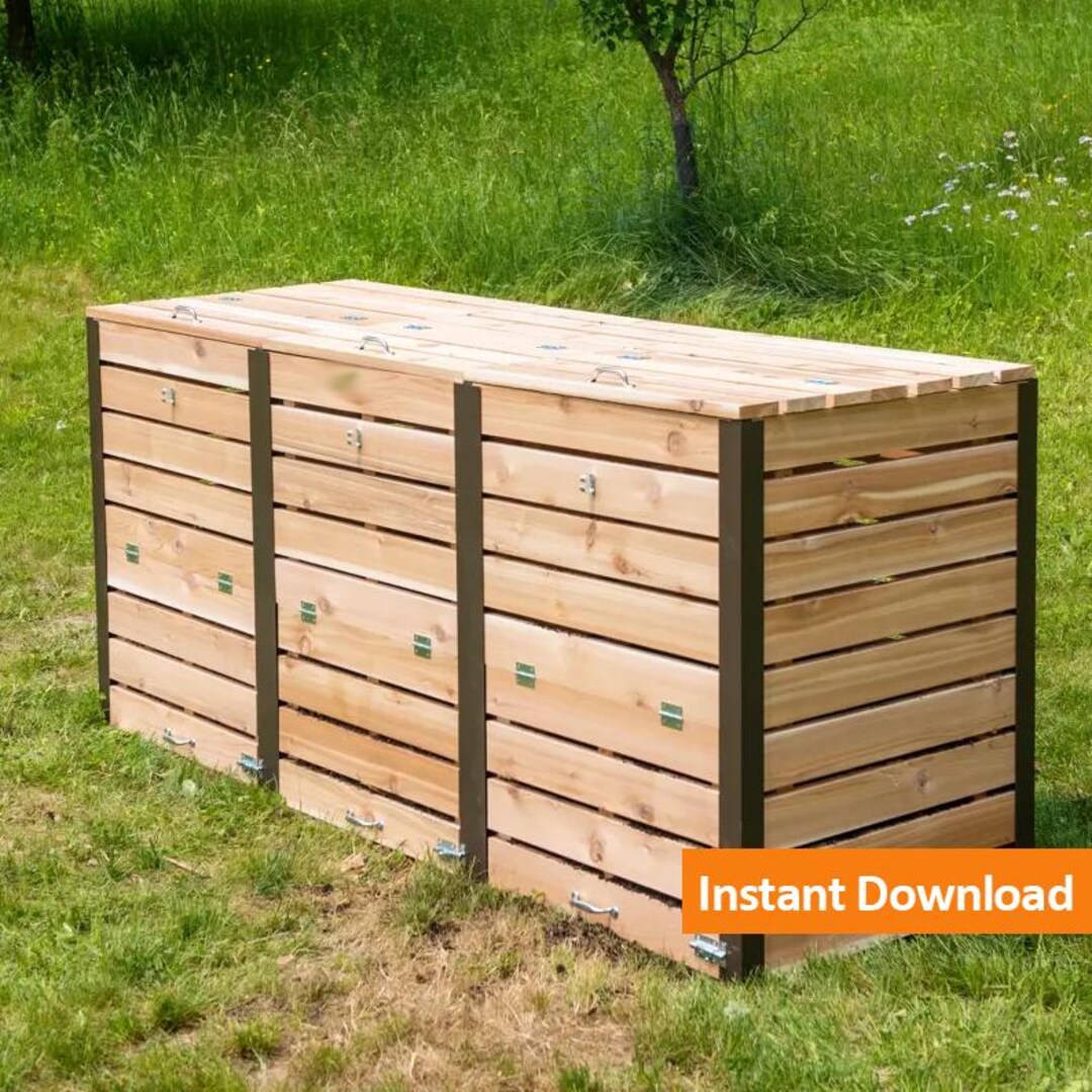 Compost Plans Bin PDF Plan – Eco-friendly & Easy Build Guide - Etsy