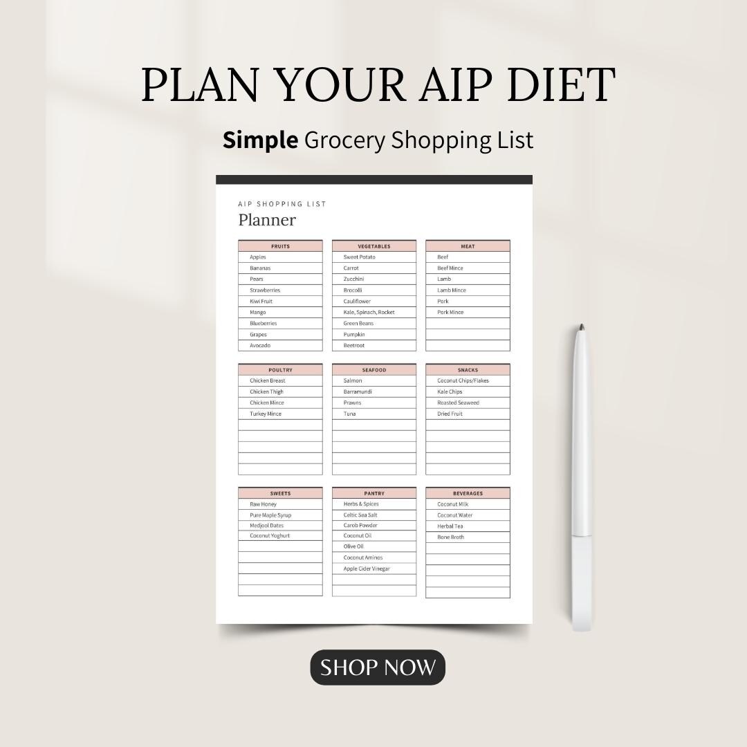 AIP Diet Shopping List | Autoimmune Protocol Foods to Eat & Avoid ...