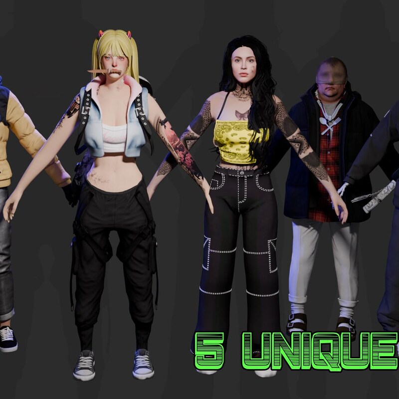 Fivem Female Clothing Packs - Etsy