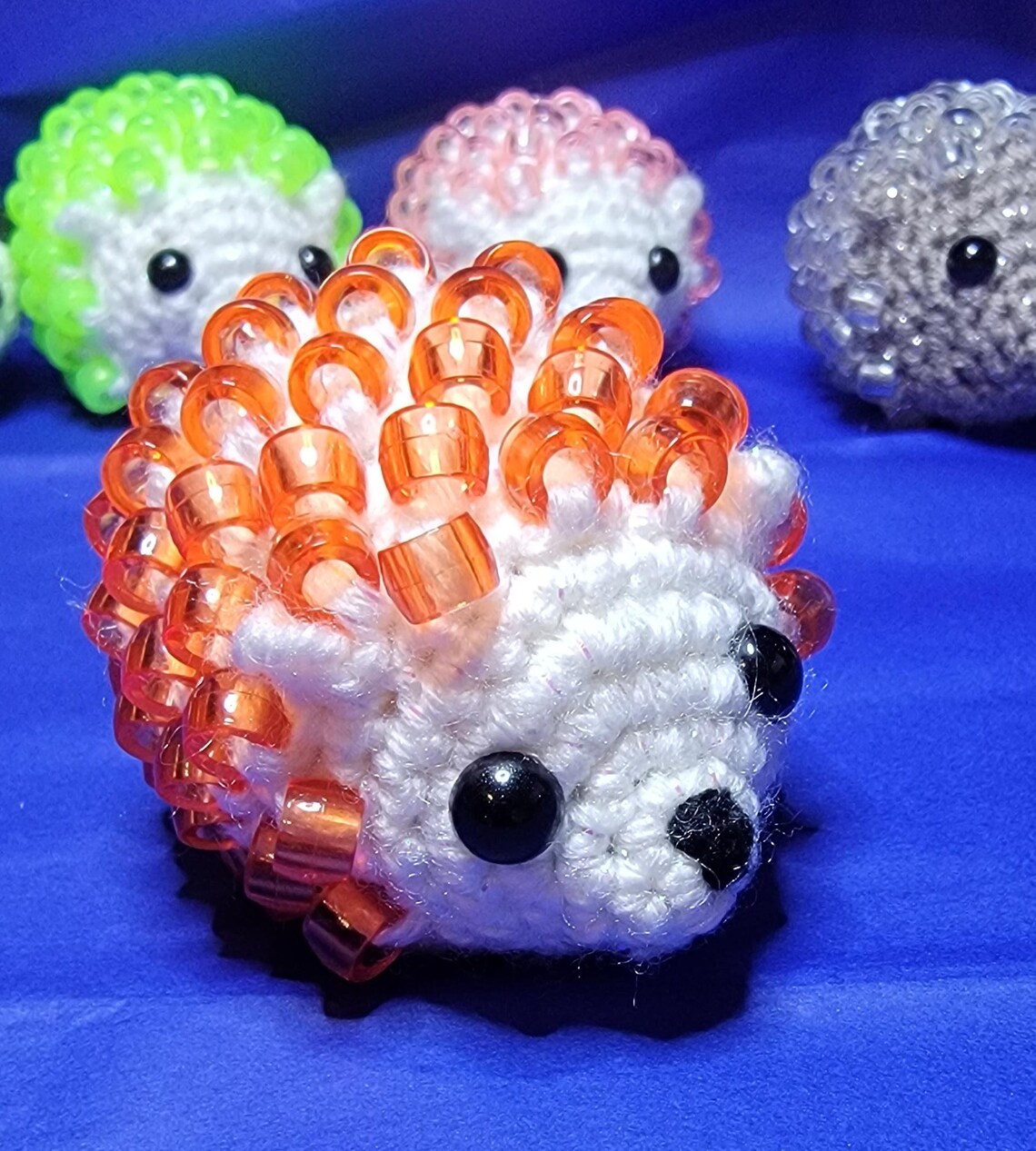 Handmade Beaded Weighted Hedgehog Fidget Toy for Anxiety, ADHD, Autism ...
