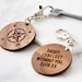 Personalised Wooden Compass Keyring - Etsy