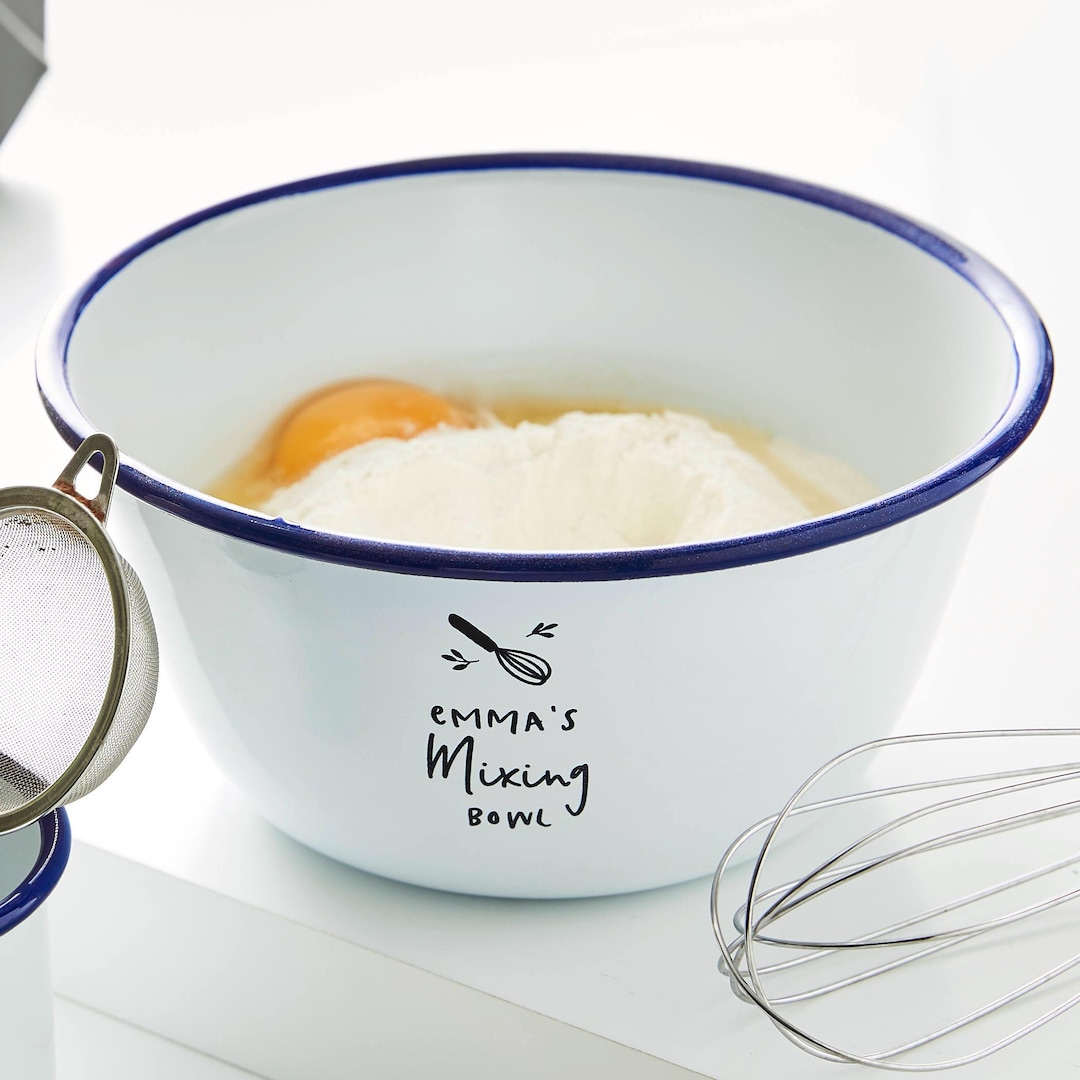 Personalised Mixing Bowl, Engraved Mixing Bowl, Mixing Bowl Gift ...