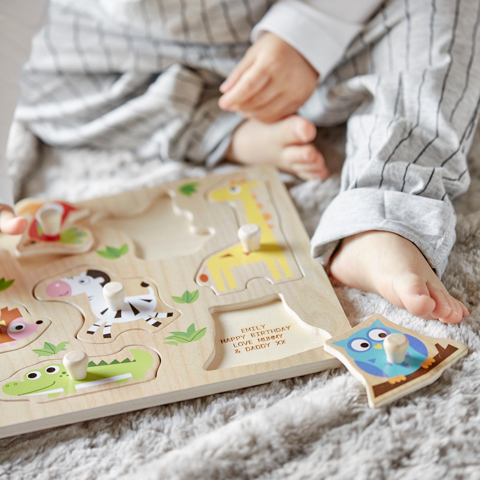 Personalised Zoo Animals Puzzle | Etsy