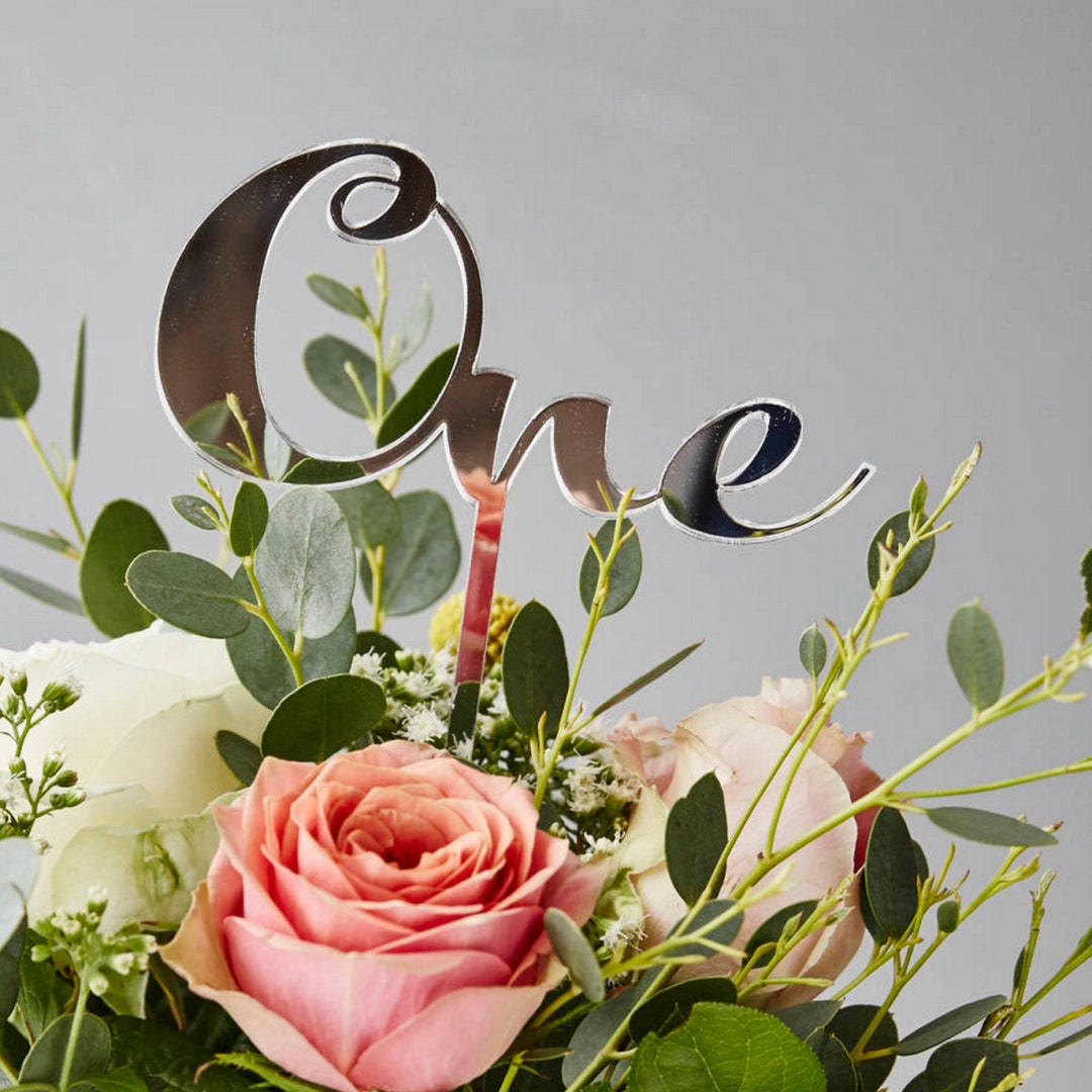 Personalised Wedding Table Marker - Etsy