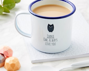 Personalised Enamel Adventure Mug | Etsy