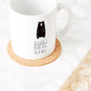 Personalised Bear Hug Mug - Etsy