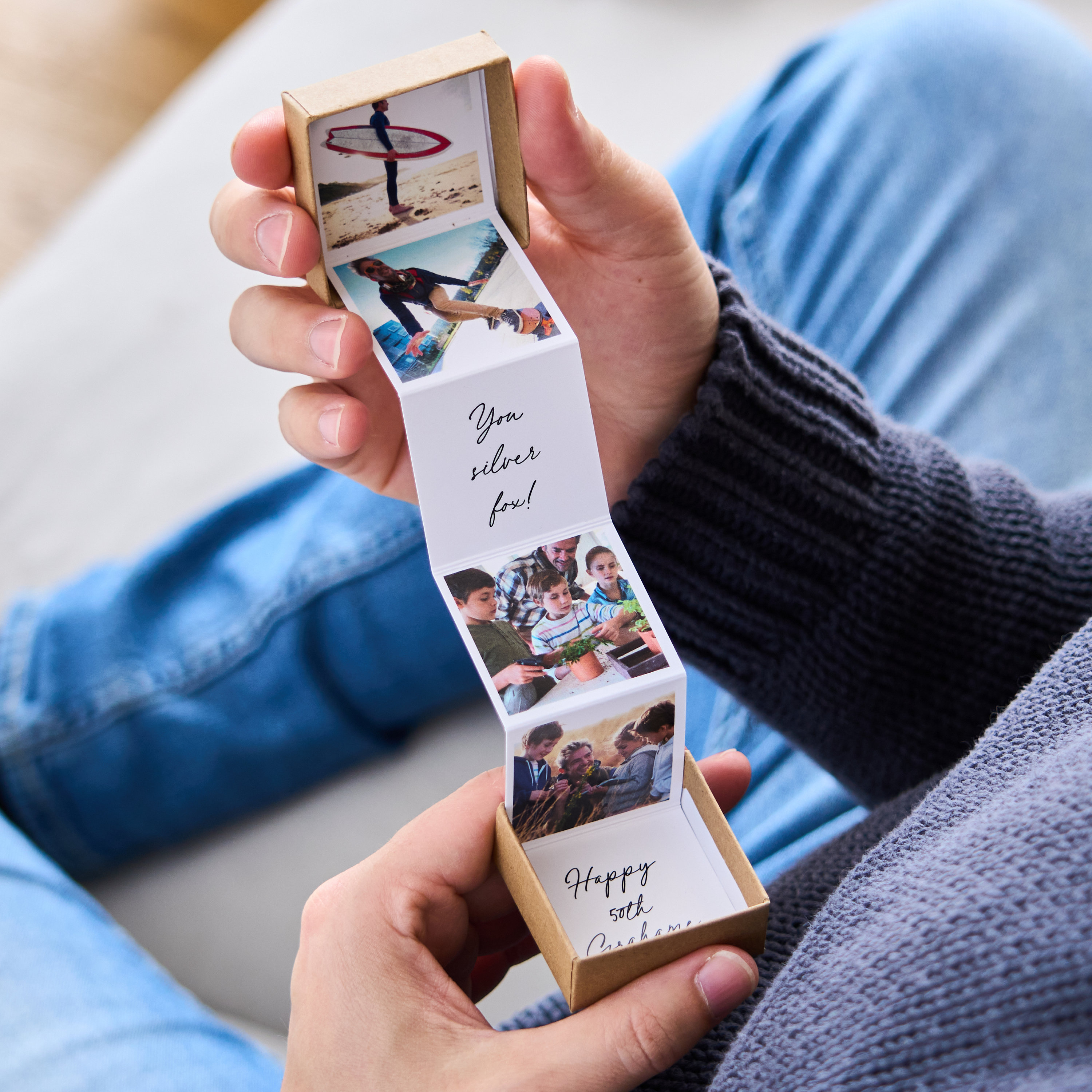 Personalised 50th Birthday Photo Token Box | Etsy UK